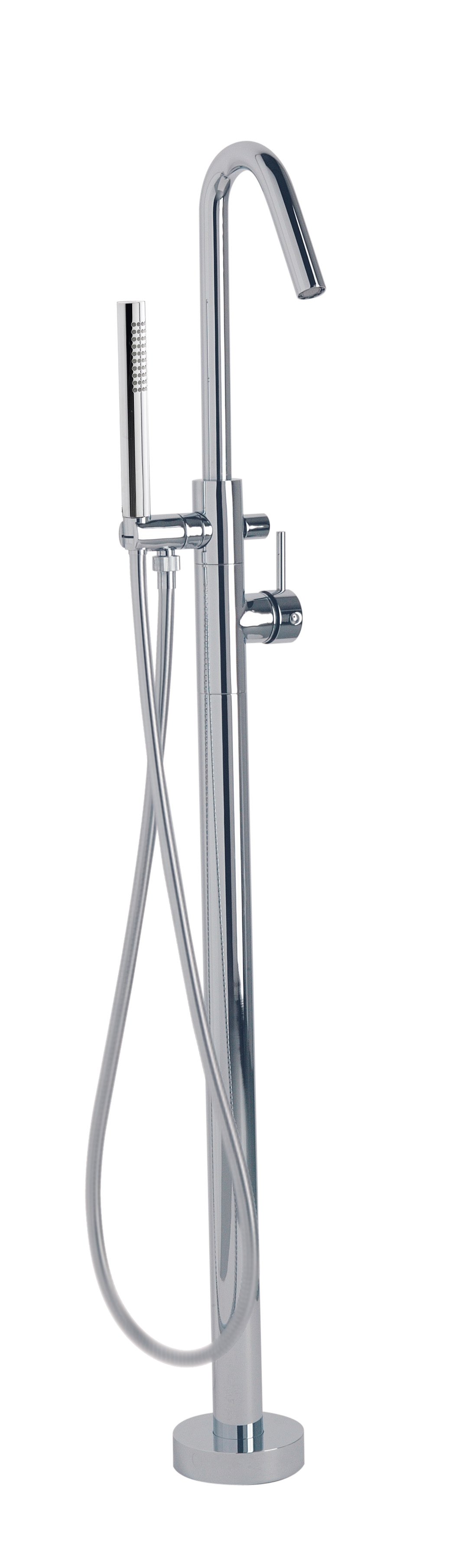 Miscelatore monocomando vasca da terra | Rubinetterie Treemme